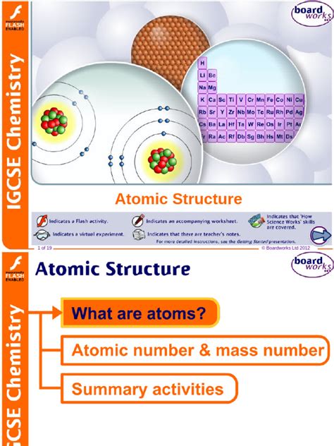 Atomic Structure Igcse Pdf Atoms Atomic Nucleus