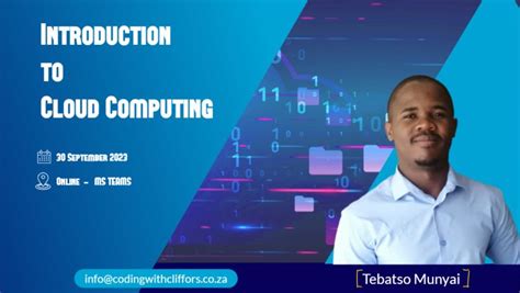 Coding With Clifford On Linkedin 🌟 Meet Your Cloud Computing Bootcamp Facilitator 🌟 We Are
