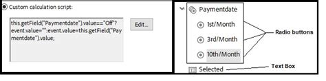 Solved Radio Button Choice Displays Answer In Text Field Adobe
