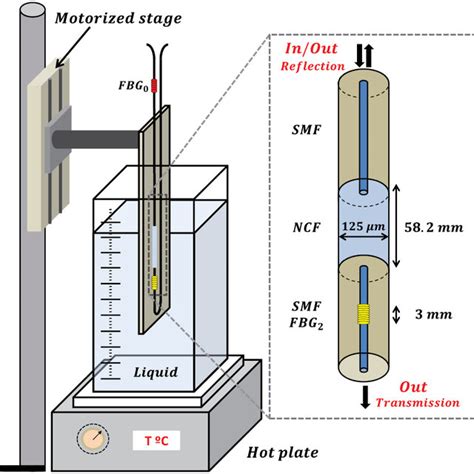Setup Used For The Sensor Characterization Composed Of A Motorized