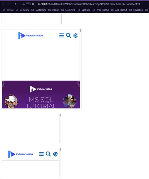Frontend Developer Roadmap Html 5 Tutorial 47 Iframe Etiketi Murat Bilginer