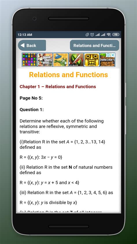 Descarga De Apk De Ncert Solutions Class 12 Maths Ncert Solutions Para Android