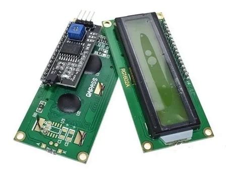 display lcd 16x2 1602 c back verd modulo i2c pic arduino à venda em londrina paraná por