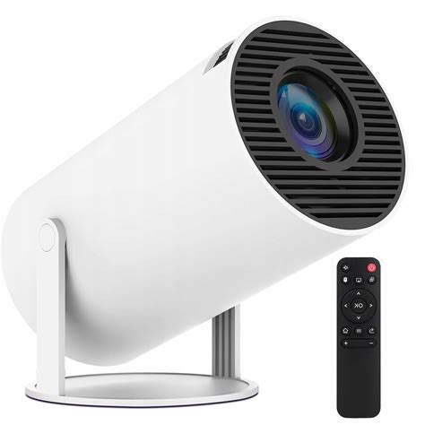 Obrotowy Mini Projektor Rzutnik Full Hd Android Tv Wifi Polskie Menu Pilot