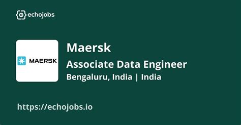 Maersk Is Hiring Associate Data Engineer Bengaluru India India