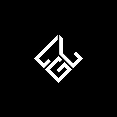 Lgl Letter Logo Design On Black Background Lgl Creative Initials