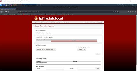 Solved Ips Cannot Be Enabled As The Checkbox Is Missing Intrusion