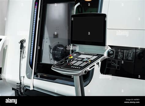 Turning CNC Machine Stock Photo Alamy