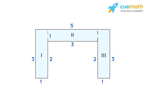 By Splitting The Following Figures Into Rectangles Find Their Areas