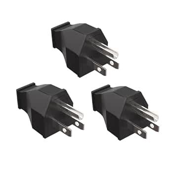 3 Prong Electric Plug Replacement Extension Cord Ends 125v 15a 2pole