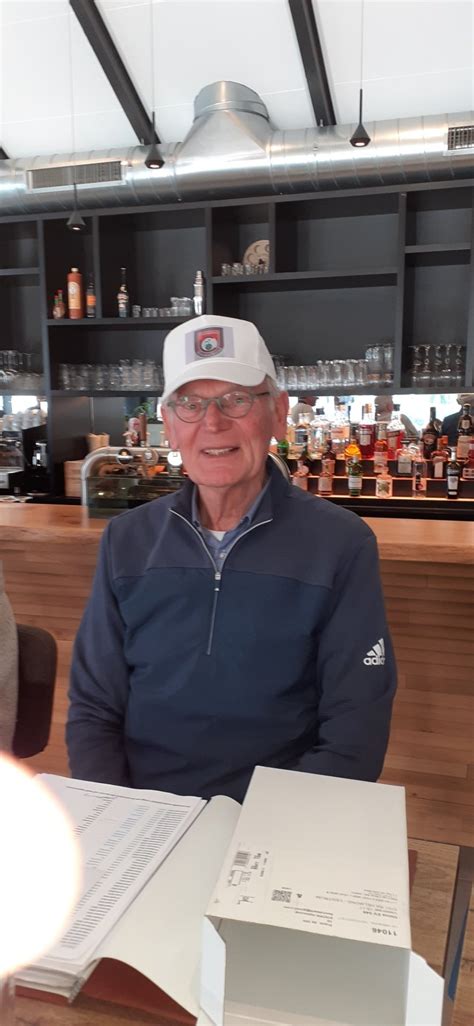 Afscheid Van Harrie Van De Rijdt Tijdens De Jaarvergadering Helmondse Golfclub ‘overbrug