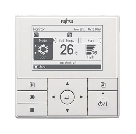 Fujitsu General Australia Uty Rvnyn Thermostat Backlight Wired