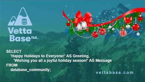Database Happyholidays Mariadb Mysql Mysqldba Postgresql
