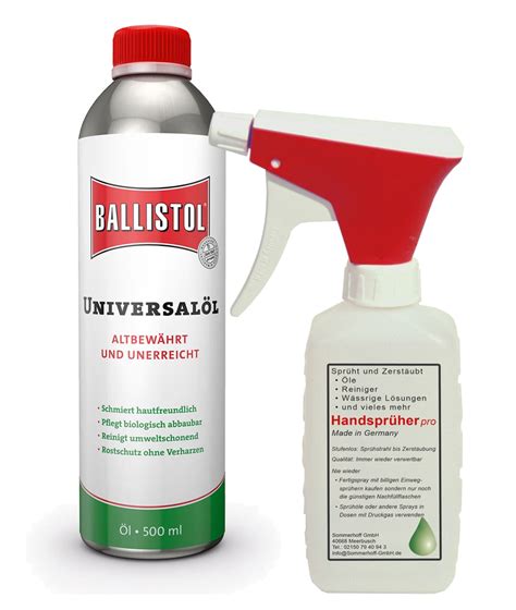 Ballistol 500 Ml Atomizer As A Bundle