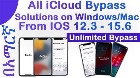 All ICloud Bypass Solutions For IOS 12 3 15 6 Hello Screen Passcode Locked 2022 In