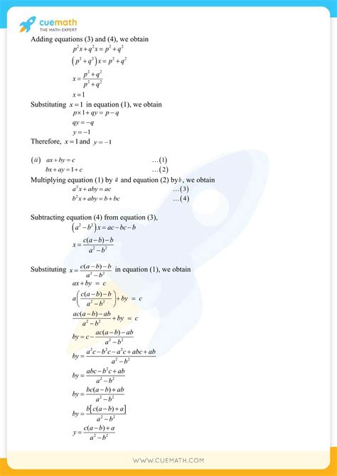 Ncert Solutions For Class 10 Maths Chapter 3 Exercise 3 7 Pair Of