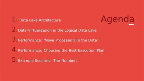 Big Data Architecture And Performance Considerations In Logical Data