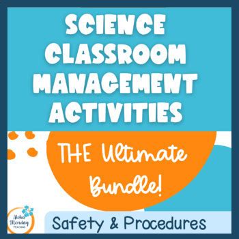 Science Classroom Management Activities Ultimate Bundle Lab Safety