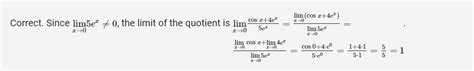 AP Calculus BC Determining Limits Using Algebraic Properties Of Limits Exam Style