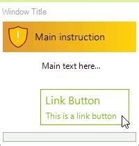 Element Types Task Dialog Telerik UI For WinForms