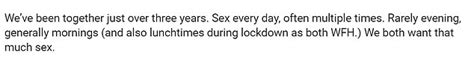 Woman Asks Whether It S Normal For Her Partner To Want Sex Multiple Times A Day Daily Mail