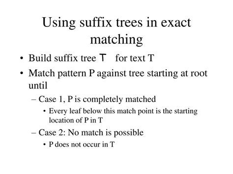 PPT Suffix Trees PowerPoint Presentation Free Download ID