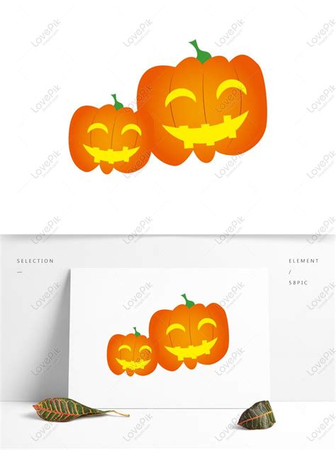 손으로 그려진 된 만화 서양 축제 할로윈 재미 있은 재미 장난 장난 호박 조명 상용 요소 수 있습니다 일러스트 Png 및 벡터 이미지 무료 다운로드 Lovepik