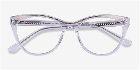 Felicity Cat Eye Clear Gold Glasses For Women Eyebuydirect