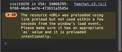 Why Are There Script Preload Warnings In Browser Console Further
