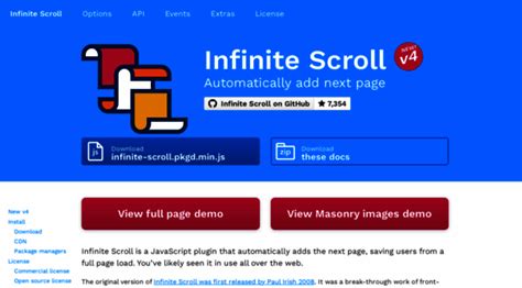 Infinite Scroll Com Infinite Scroll Infinite Scroll