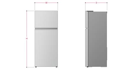 LG Объем 395 л | Холодильник LG с верхней морозильной камерой | Черный ...