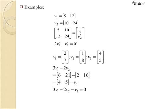 Linear Algebra And Matrix