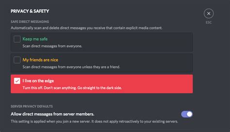 send private message without be friend discord