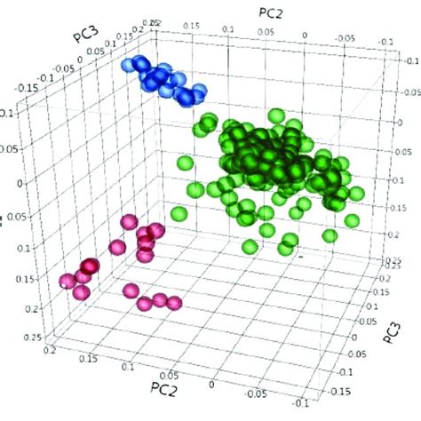 Principal Component Pc Analysis Obtained From 4196 Polymorphic Download Scientific Diagram