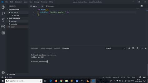 Hello World” In Rust Like Every New Language You Learn The By