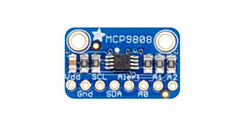 MCP9808 High Accuracy I2C Temperature Sensor Breakout Micro Robotics