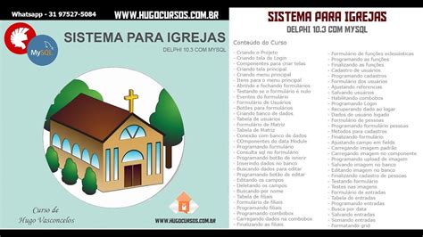 sistema para igrejas aula 01 delphi 10 com mysql youtube