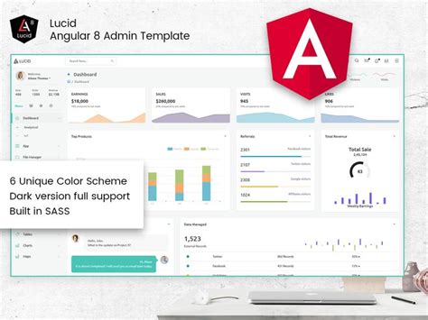 lucid angular 8 admin template angular templates admin