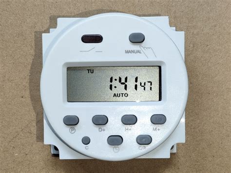 digital lcd power weekly programmable timer relay switch cn101a dc 12v