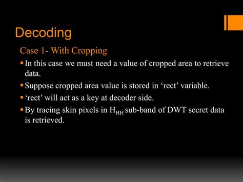 Skin Tone Based Steganography Pptx