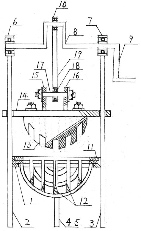 手摇按压式回转面刀栅切菜器的制作方法