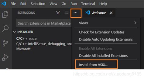 VS code C C 扩展包依赖cpptools win vsix离线安装 CSDN博客