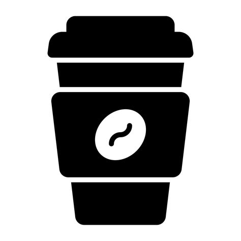 A Beautiful Vector Icon Of Takeaway Coffee Glass Vector Art At
