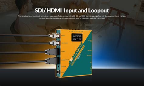Avmatrix Se2017 Sdi Hdmi Encoder And Recorder Sale Price In The