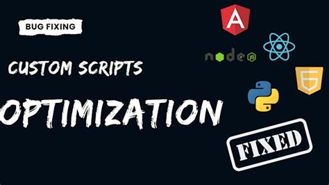Debug And Write Custom Scripts For Angular Reactjs Nodejs And Python By Kaydengrant Fiverr