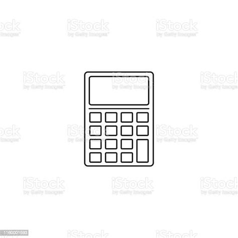계산기 수학 아이콘 교육 벡터 그림의 요소입니다 표지판 및 기호는 웹 로고 모바일 앱 Ui Ux에 사용할 수 있습니다 0명에 대한 스톡 벡터 아트 및 기타 이미지 Istock