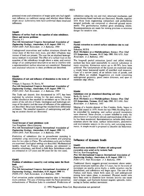 Pdf Partial Extraction To Control Surface Subsidence Due To Coal