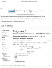 The Joy Of Computing Using Python Unit Week Pdf The Joy Of Computing