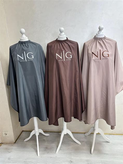 Custom Salon Capes With Embroidery Hairstylist Cape Personalized Logo Capes Hair Cutting Cape