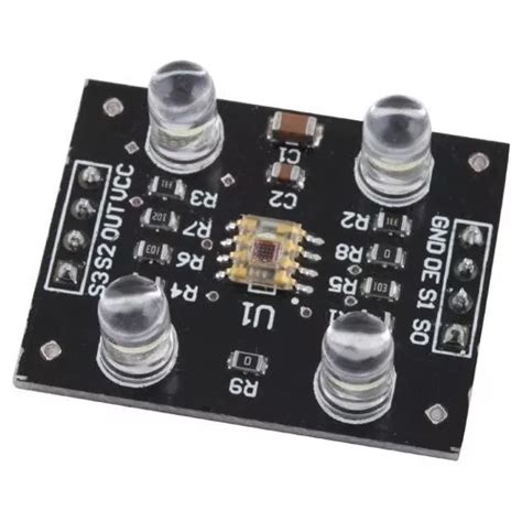 mgsystem modulo sensor color arduino tcs230 tcs3200 avr pic cuotas
